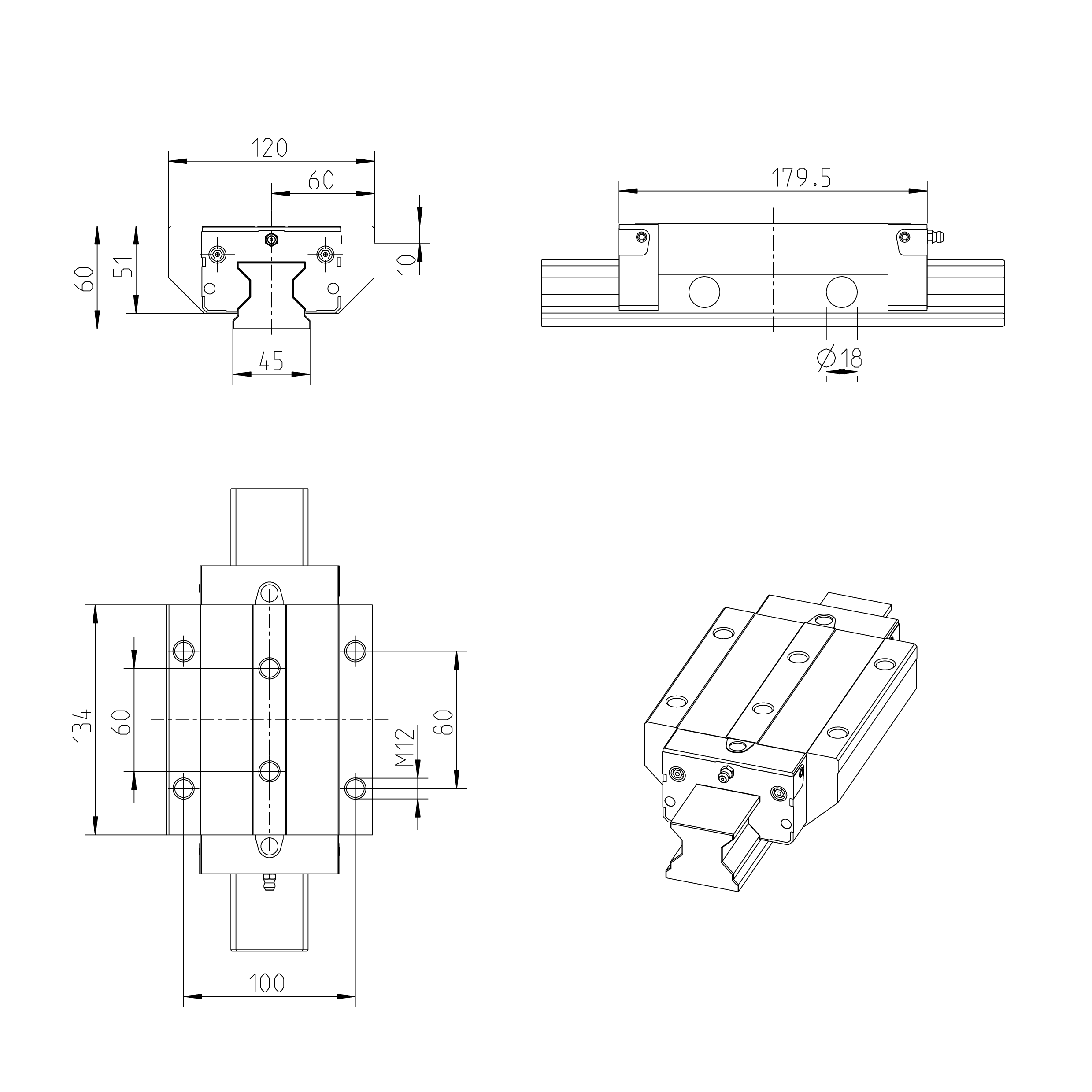 ROLLER-RUNNER-BLOCK-CARBON-STEEL | R18534232X | Rexroth