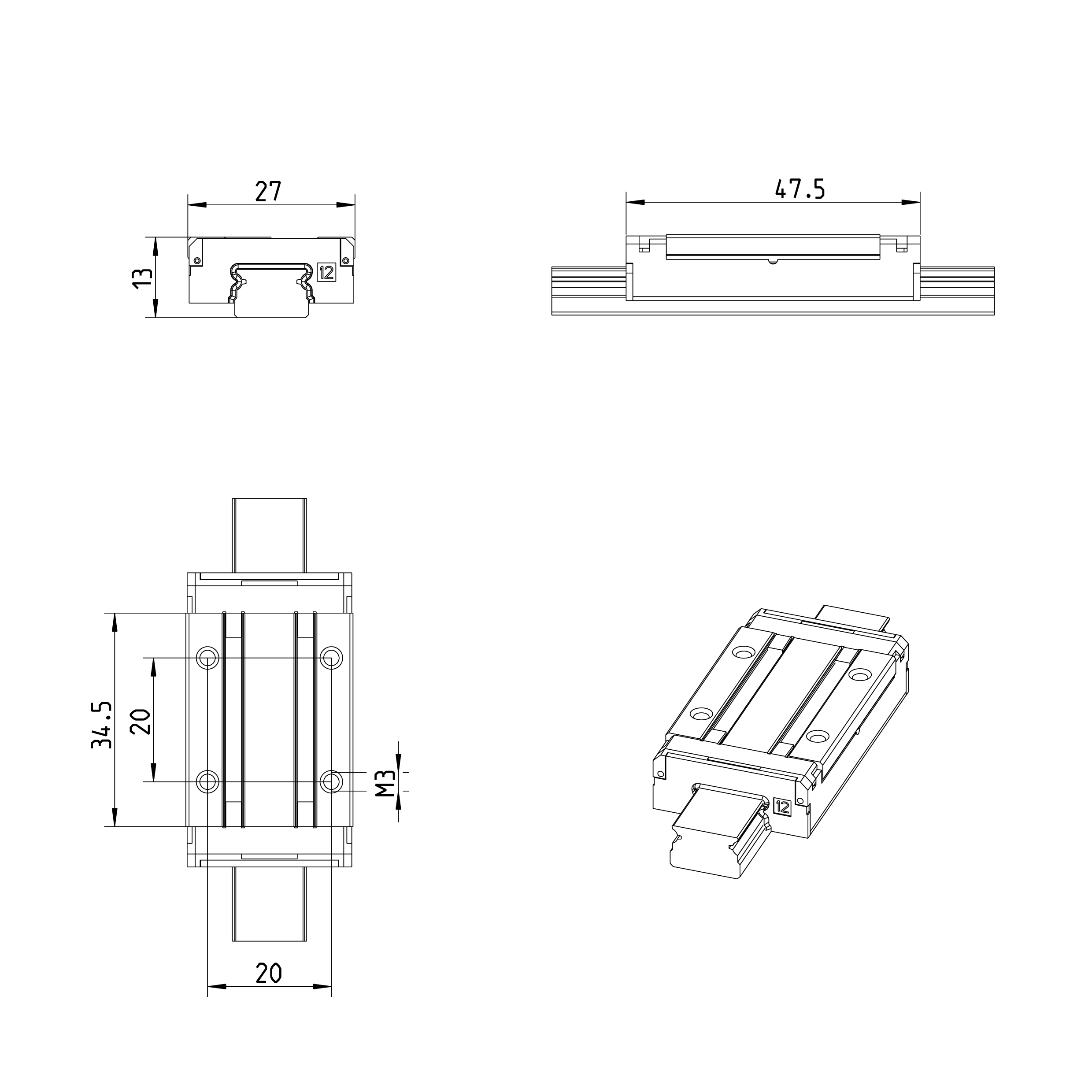 MINIATURE-RUNNER-BLOCK-RESIST-NRII | R044421201 | Rexroth