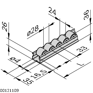 ROLLER-SECTION | 3842993321 | Rexroth