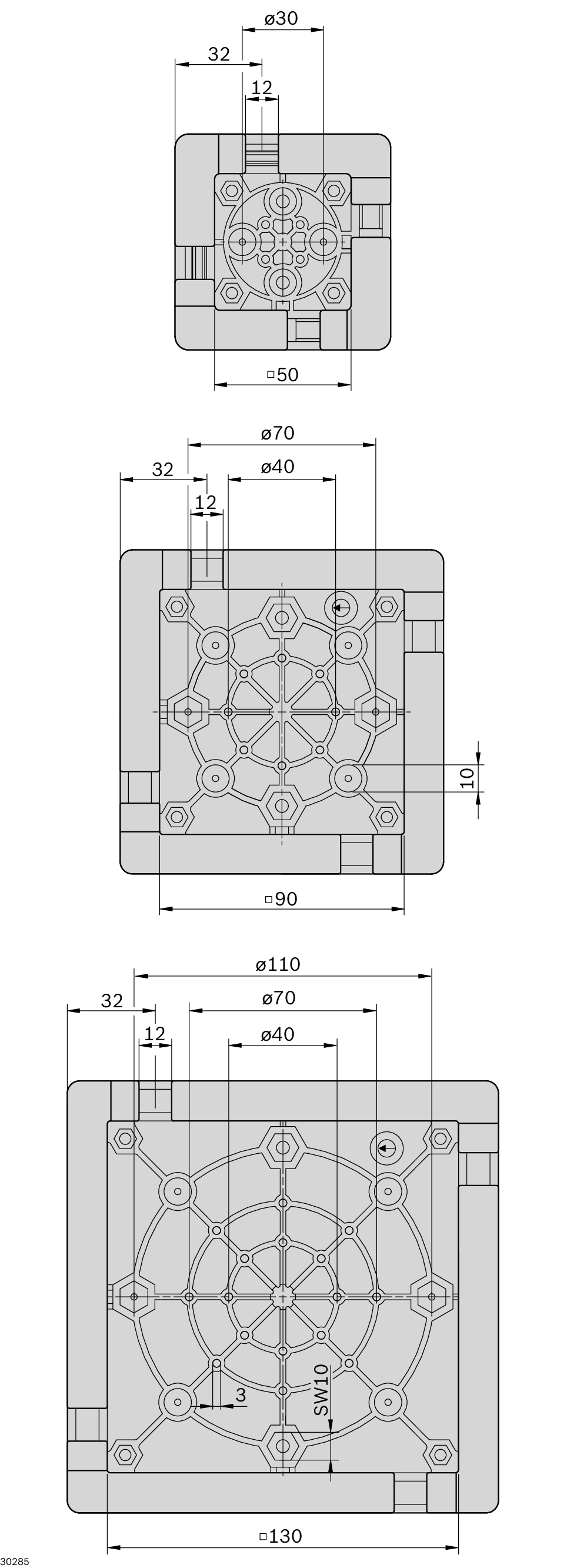 WORKPIECE-PALLET | 3842527124 | Rexroth