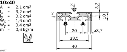 STRUT-PROFILE | 3842993077 | Rexroth